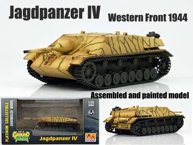 WWII GERMAN JAGDPANZER IV Tank Destoryer Western 1944 1:72 no diecast ...