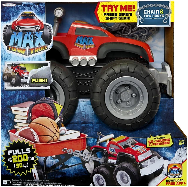 RARE MAX TOW Truck Turbo Speed Truck RED RARE 2015 Toy of the Year BNIB ...