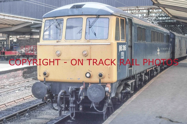 UK RAILWAY PHOTOGRAPH Of Class 86 86316. Rm86-294 £1.70 - PicClick UK