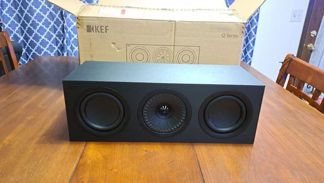 KEF Q SERIES 5-1/4" Passive 2-Way Center-Channel Speaker - Black (Q250C) $472.57 - PicClick CA