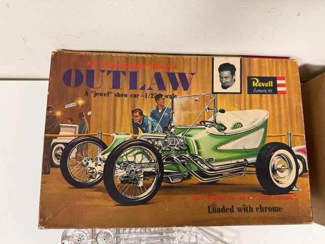 ORIGINAL REVELL ED "Big Daddy" Roth's Outlaw Model Kit / 1962 H-1282: ...
