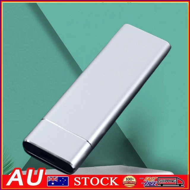 NVME EXTERNAL SDD Enclosure M.2 Key SSD Hard Disk Box PCIE NVME (Silver ...