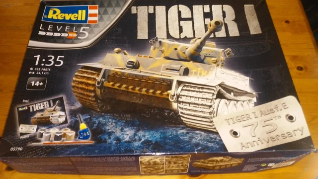 REVELL TIGER I Ausf E 75th Anniversary Panzer Modellbausatz m ...