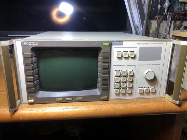 G HP 70206A System Graphics Display Multimetro Oscilloscopio Spettro ...