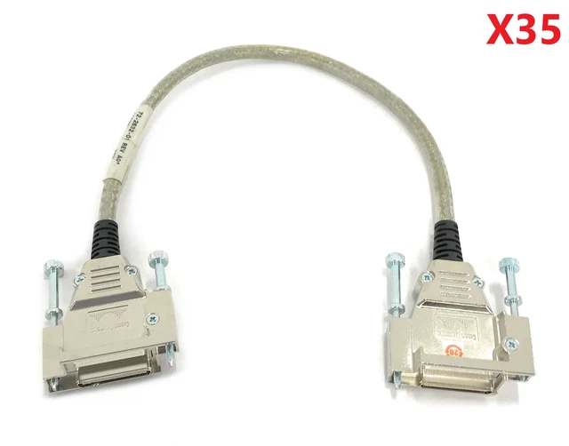 LOT OF 35 Cisco Catalyst 72-2632-01 Stackwise Stacking Cables CAB-STACK ...