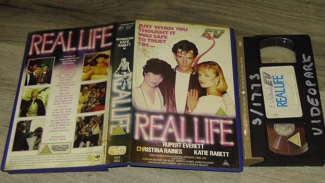 REAL LIFE VHS Video Pre Cert Big Box Ex Rental EIV EV £6.99 - PicClick UK