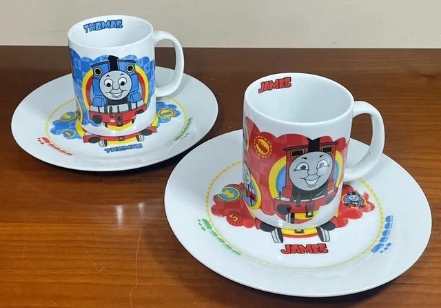 THOMAS THE TANK Engine and James Cup and Plate Set Mug £15.99 - PicClick UK