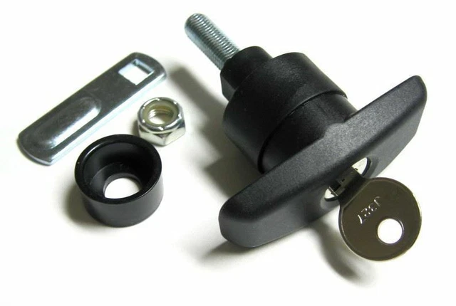 COMPOSITE COUNTER CLOCKWISE Glass Door T-Handle Lock Kit | Bauer T505L ...