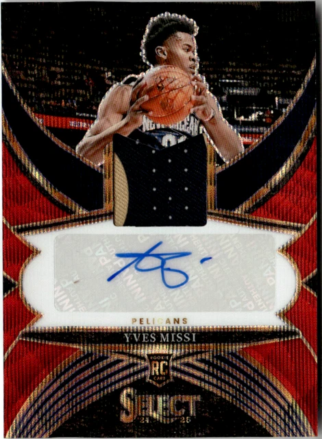 2024-25 PANINI SELECT NBA No. RJA-MIS Yves Missi Rookie Patch Auto 4/99 ...