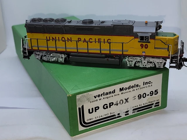 BRASS HO OVERLAND Models UP Union Pacific #90 GP40X Diesel #90-95 OMI ...
