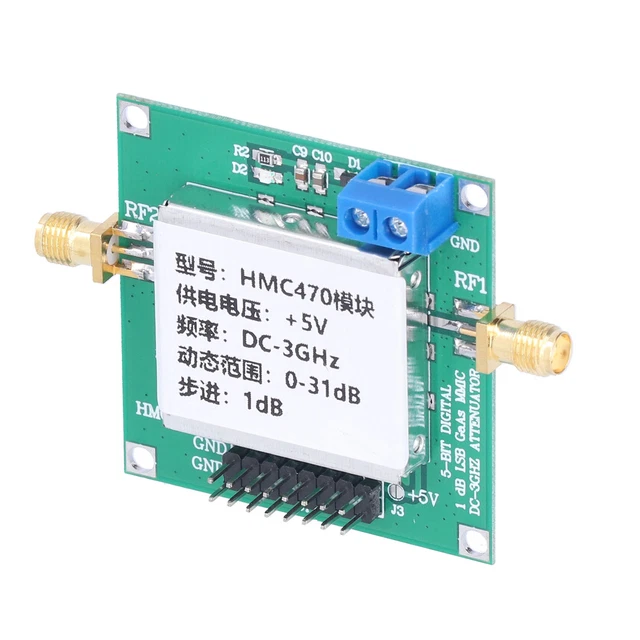 Digital Rf Attenuator Module Hmc470 27dbm 7v Rf Attenuator Board £15 23 Picclick Uk