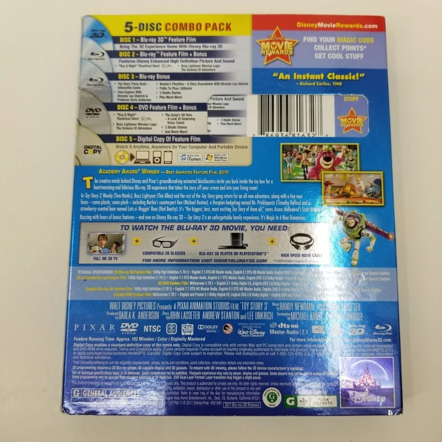 DISNEY PIXAR TOY Story 3, Wreck It Ralph, Cars 3 Blu Ray Discs £16.96 ...