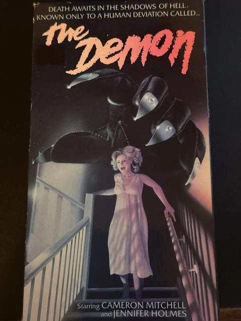 THE DEMON VHS Cameron Mitchell VidAmerica 1986 - Rare OOP Horror/Cult ...