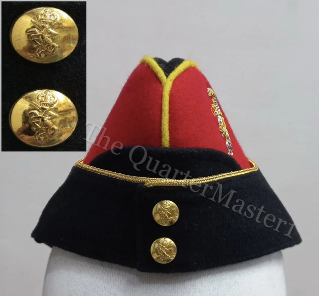 REME OFFICERS SIDE Hat /Cap 100% Wool /Melton King Charles III Crown ...
