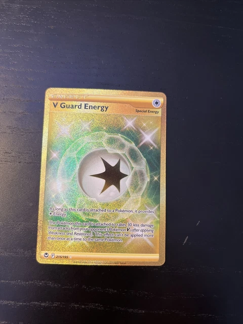 POKÉMON TCG V Guard Energy Silver Tempest 215/195 Holo Secret Rare $14. ...