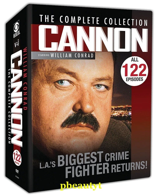 CANNON TV SERIES The Complete Collection(DVD,Seasons 1-5,122 episodes ...