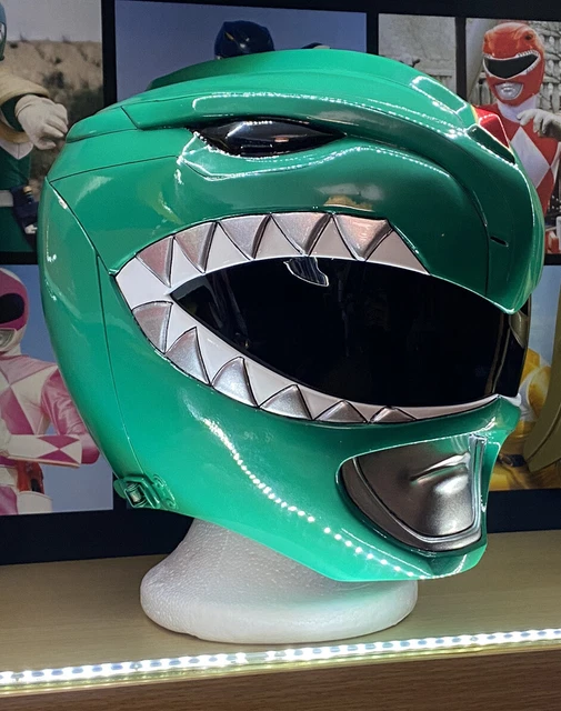 GREEN MIGHTY MORPHIN Power Rangers Helmet Prop - Wild Ranger 5 £323.00 ...
