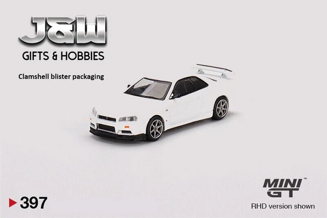 Mini Gt Nissan Skyline Gt R R34 V Spec N1 White Mgt00397 164 Eur 1324 5902