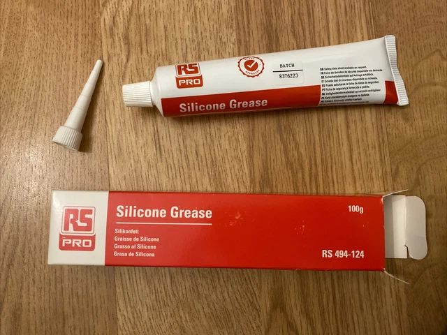 RS PRO SILICONE Grease 100g Non Setting Sealer Gasket £9.00 - PicClick UK