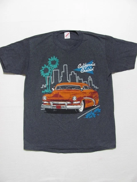 VINTAGE CALIFORNIA CRUISIN' 1950s MERCURY 80s Classic Car Hot Rod USA t ...