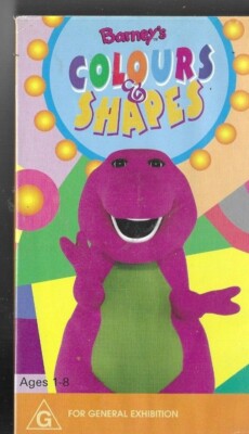 BARNEY : Barney's Colours & Shapes (Pal Vhs Video Tape) near new £13.48 ...