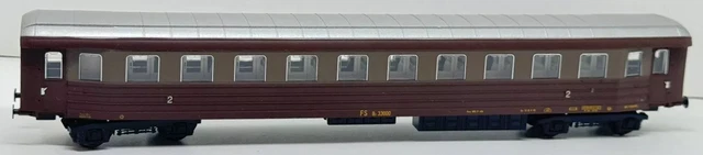 LASER H0 4014/51 - CARROZZA FS CASTANO ISABELLA DI 2^ CLASSE Bz 33008 ...