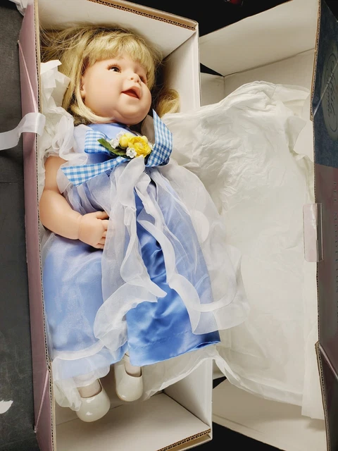 NEU LEE MIDDLETON Original Puppe "Blue Bell" von Reva Schick #30/350 04 ...