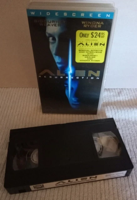 ALIEN RESURRECTION VHS Video Widescreen Weaver Ryder + Making of PAL ...