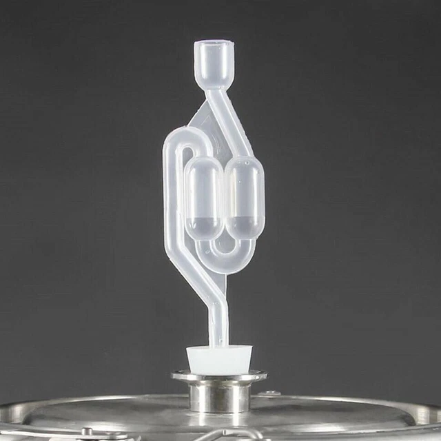 AIRLOCKS BUBBLE CARBOYS Stopper Fermenter Seal Valve Food Grommets ...