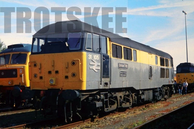 35MM SLIDE BR British Rail Diesel loco Class 31 31105 1994 Exeter ...