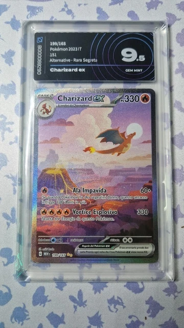 CARTA POKÉMON - Charizard Ex 151 Alternative Art - GEM MINT 9,5 ...