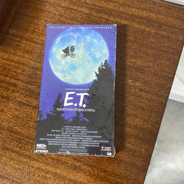 E.T. THE EXTRA-TERRESTRIAL VHS Video Tape 1982 MCA Green Flap Factory ...