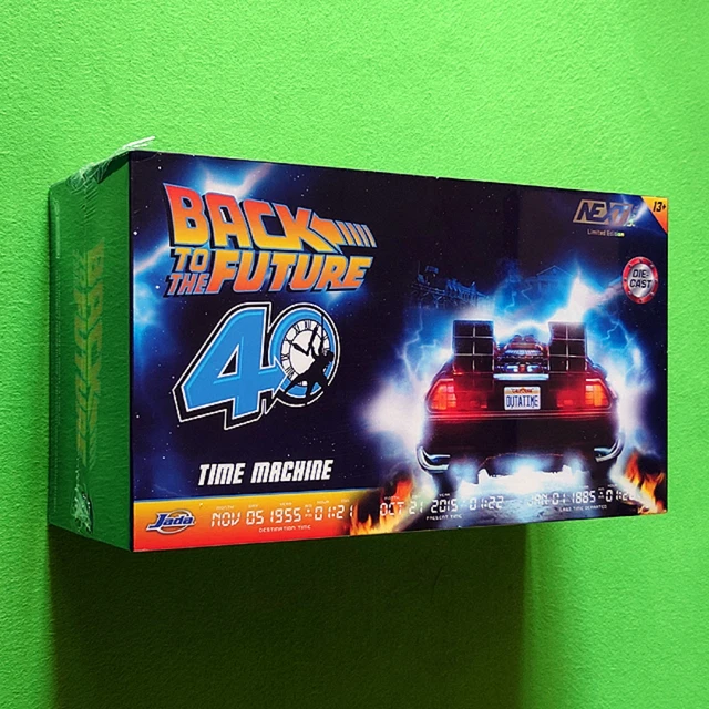 BTTF DELOREAN 1/24 JADA Chrome Ver Donki EUR 284,06 - PicClick IT