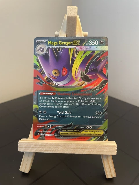 2025 POKEMON PHANTASMAL Flames Mega Gengar ex Double Rare Card 56/094 ...