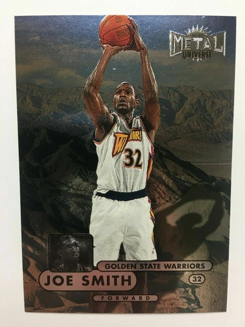 1997-98 METAL UNIVERSE Championship Joe Smith Warriors Basketball Card ...