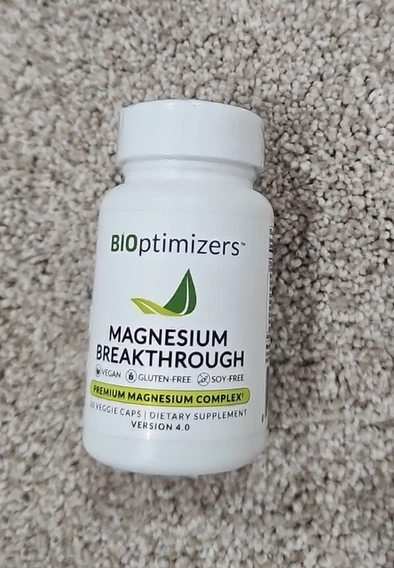 BIOPTIMIZERS MAGNESIUM BREAKTHROUGH Supplement Capsule - 30 Count $26. ...