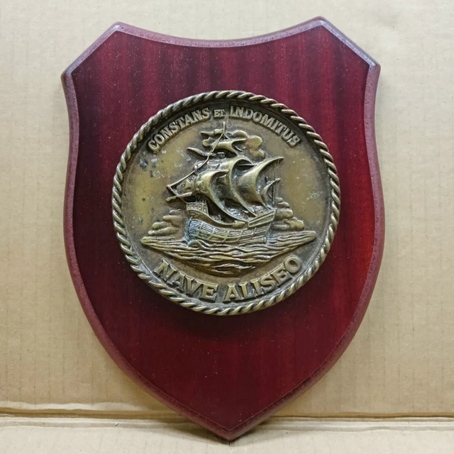 CREST MARINA MILITARE Placca Nave Aliseo "Constans Et Indomitus" EUR 29 ...
