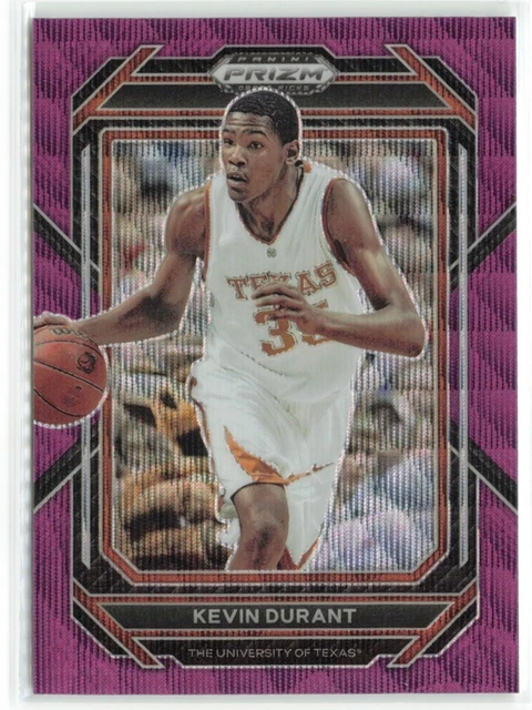 KEVIN DURANT 2023-24 Panini Prizm Draft Picks violet vague Texas ...