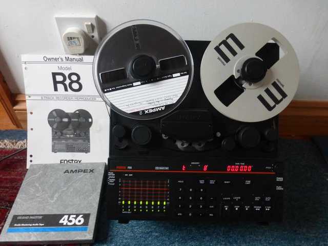 ENREGISTREUR DE BANDE 8 pistes Fostex R8 bobine to bobine EUR 292,78 ...