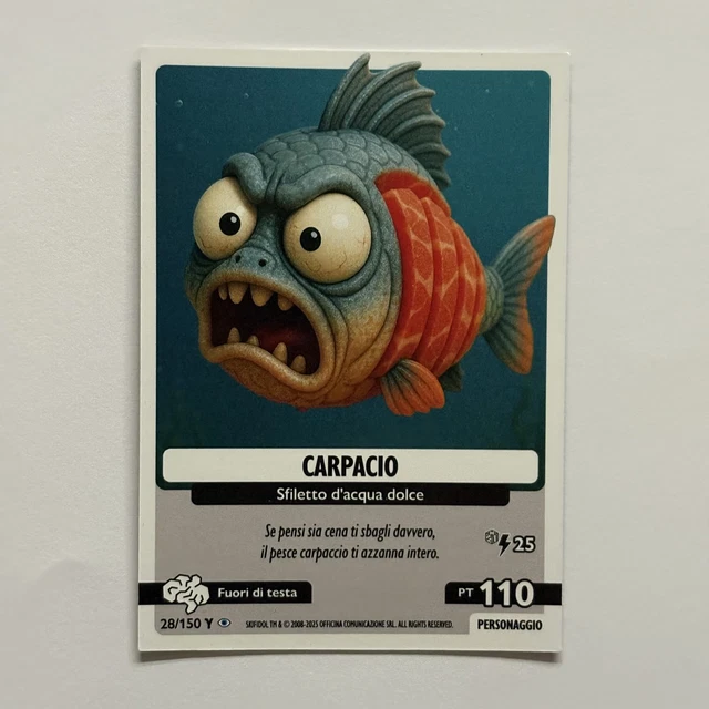 SKIFIDOL ITALIAN BRAINROT Serie Gamma Anomalia Galattica Freddino Carpacio 28 EUR 1,00 - PicClick IT