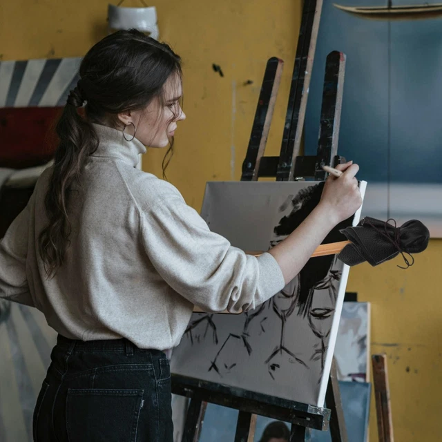 PAINTING SUPPORT CANE Artist Mahl Stick for Oil Tool Steady Hand $52.45 ...