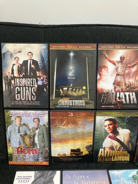 FANTASTIC DVD COLLECTION of LDS/Christian themed movies and scripture ...