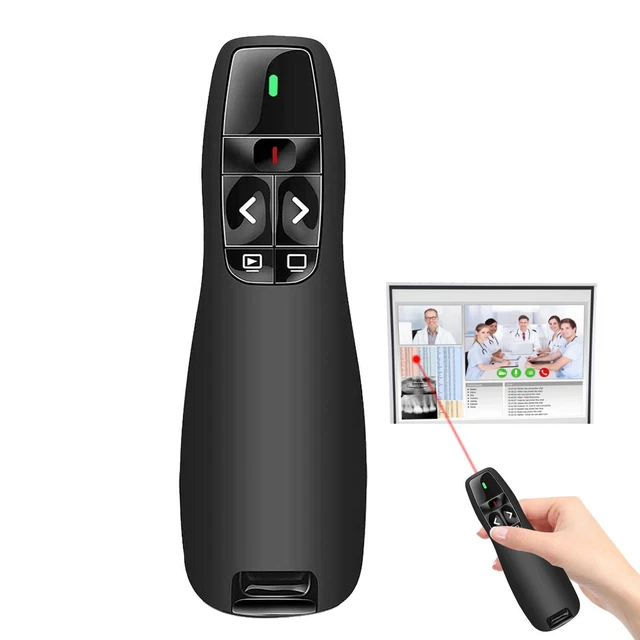 POWER POINT PRESENTATION Remote Control Wireless USB PPT Presenter ...