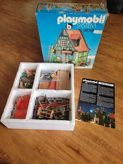 PLAYMOBIL SYSTEM KLICKY 3440 Schneiderei mit Ovp BA Fachwerkhaus zur ...
