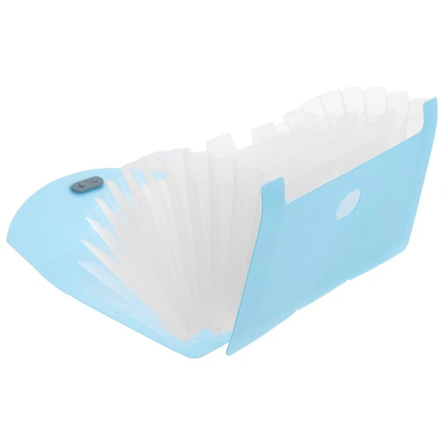 PAPER DOCUMENT HOLDER Accordion Folder File Holders Portable Organizer ...