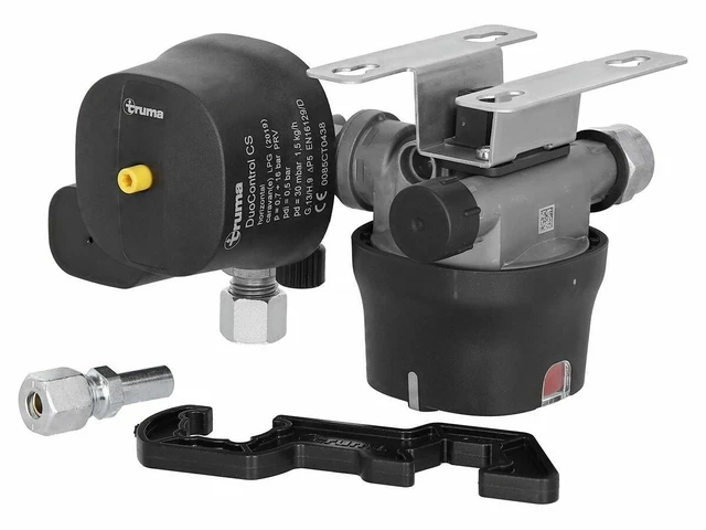 REGULADOR TRUMA DUOCONTROL CS Horizontal GLP Butano Propano Botella ...