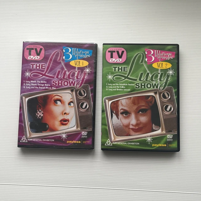 2 X CLASSIC TV DVD The Lucy Show Vol 1 & 2 DVD Vol. 1 Sealed Vol. 2 ...