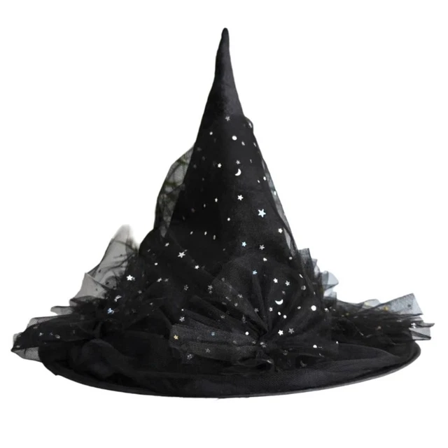 SPOOKY WITCH HAT for Halloween Party Decorations Accessories Retro ...