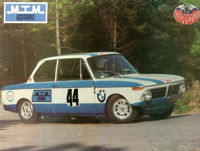 BMW 2002 GR.2 MTM POSTER 1971 ECHAPPEMENT N°32 EUR 4,00 - PicClick FR