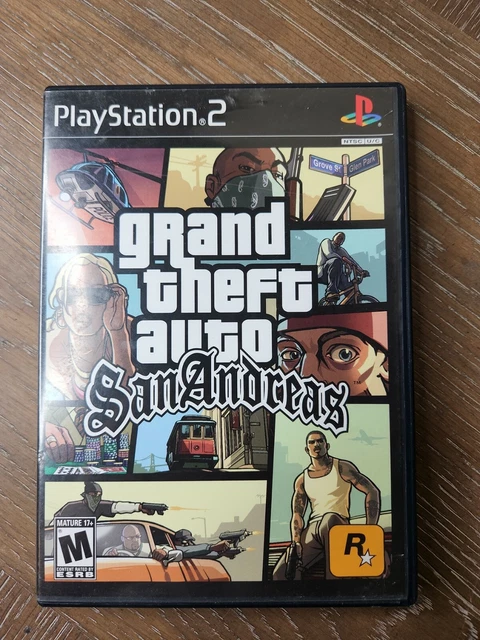 GRAND THEFT AUTO San Andreas "AO" Version (PlayStation 2) PS2 GAME ...